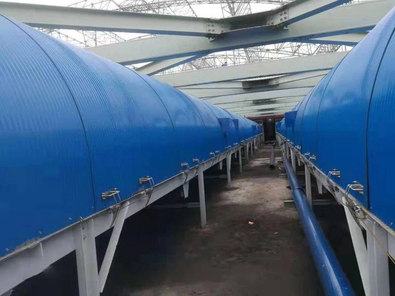 Colorized Color Galvanized Conveyor Hoods - Problem Free