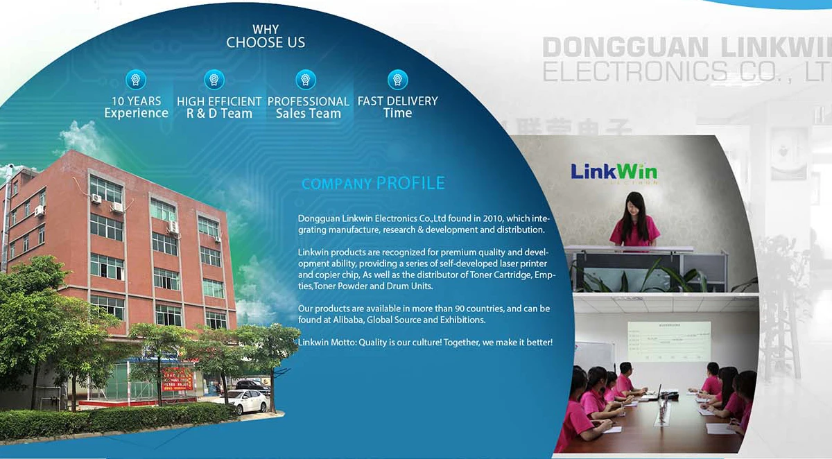 Dongguan Linkwin Electronics Co., Ltd. - Cartridge chip, Toner powder