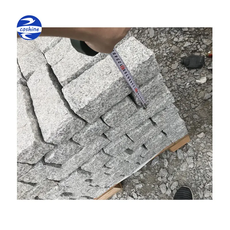 Durable Light Grey Granite Driveway Edging - Natural Stone