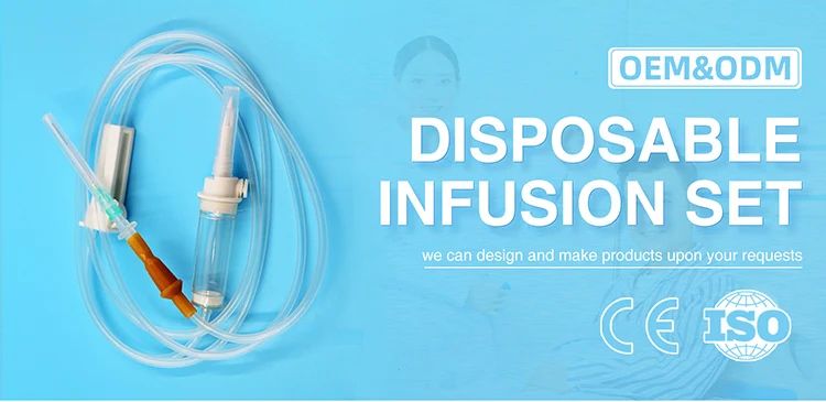 Sterilized Single Used Intravenous Iv Set With Natural Or Isoprene ...