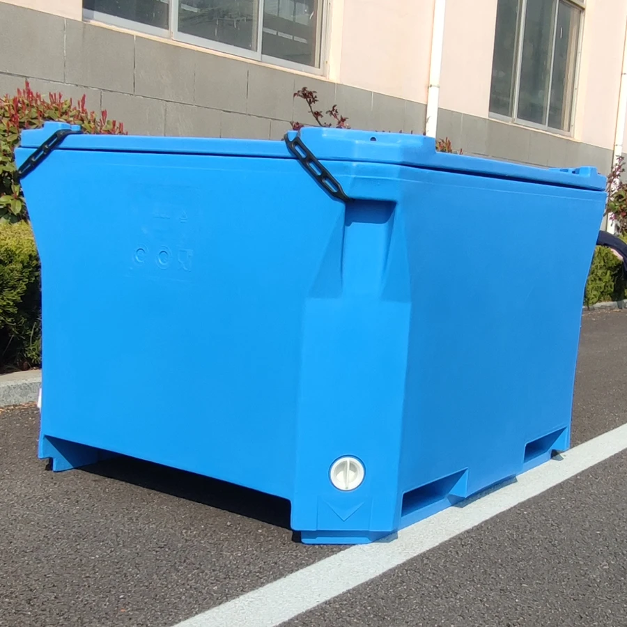 Rotomolded Plastic Insulated Rectangle Storage Box Bin Transportation ...