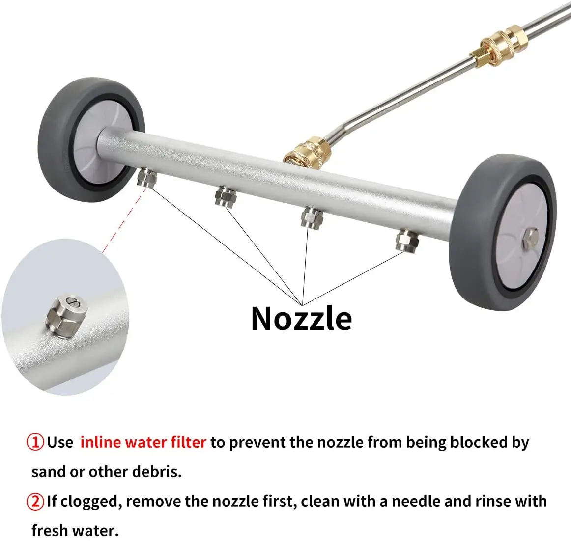 SPS 4000 PSI Undercarriage Cleaner - High Pressure Washing
