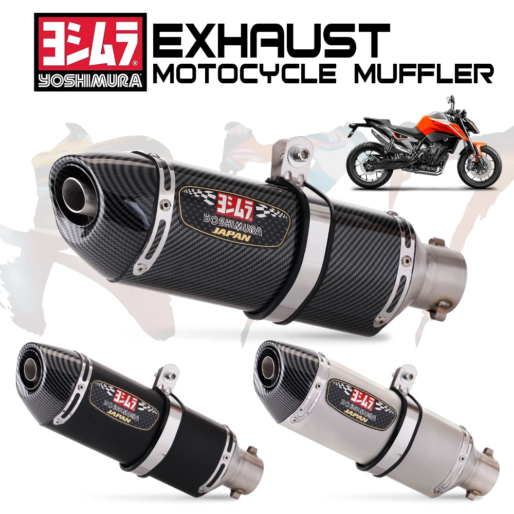 Universal Motorcycle Yoshimura R77 Modified Exhaust Pipe Db Killer Muffler For Honda Pcx 125 150 ...
