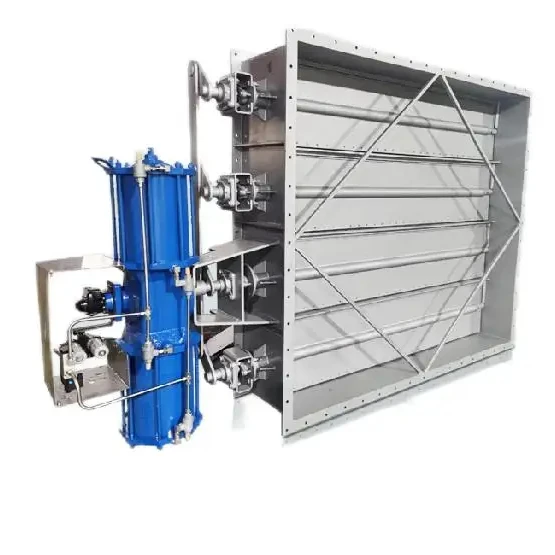 Pneumatic Square Shutter Valve Control Valve Shutter Type For Efficient ...