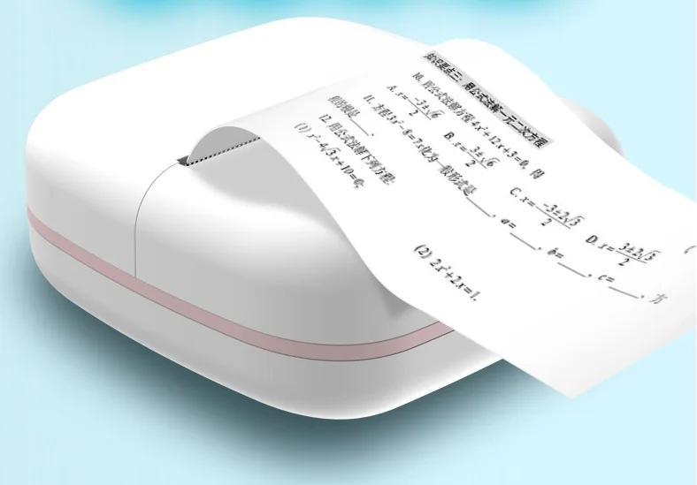 Wireless Mini Portable Blue Tooth Pocket Thermal Printers For Study ...