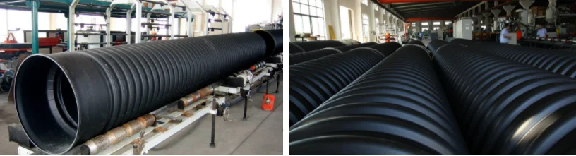 Large Diameter HDPE Double Wall Corrugated Drainage Pipe