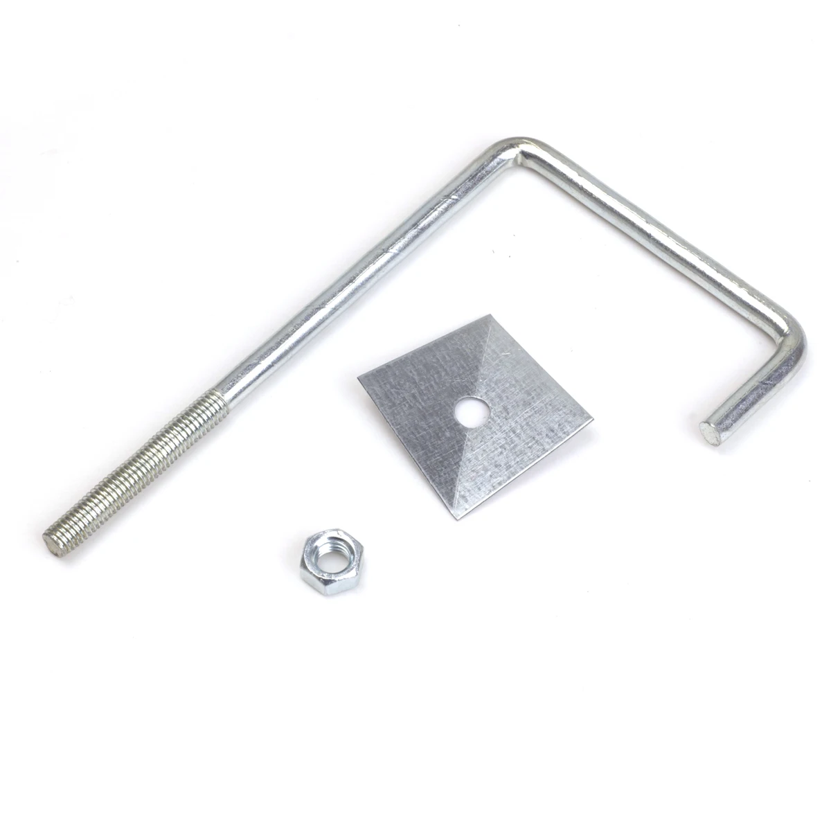 Galvanized J Anchor Bolt Threaded J Hook Bolt with Nut Washers for ...