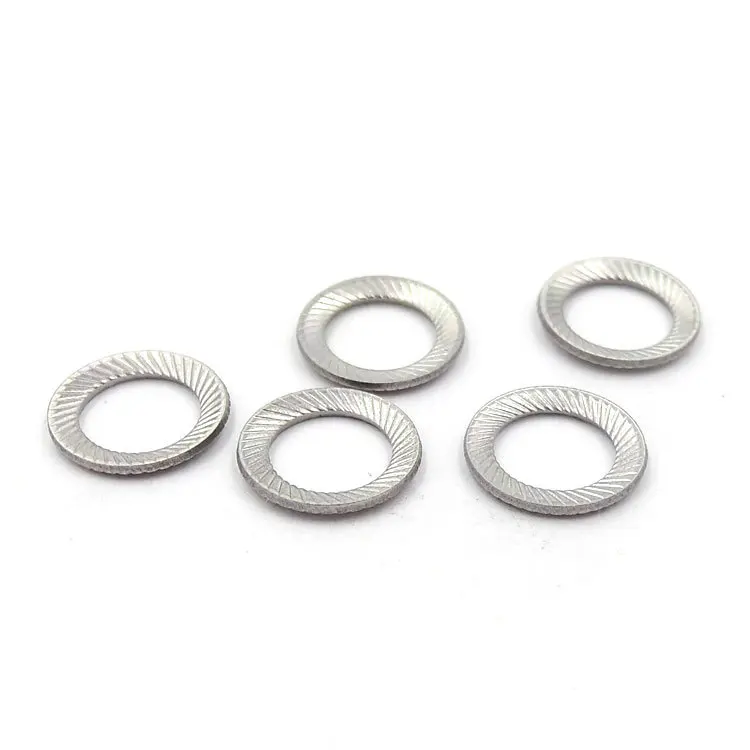 Carbon Steel Dacromet Plated Self Locking Wedge Lock Washer Din25201 ...