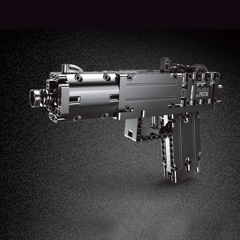 Mould King 14008 Glock Block Pistol Toy Building Sets Diy Gun Blocks ...