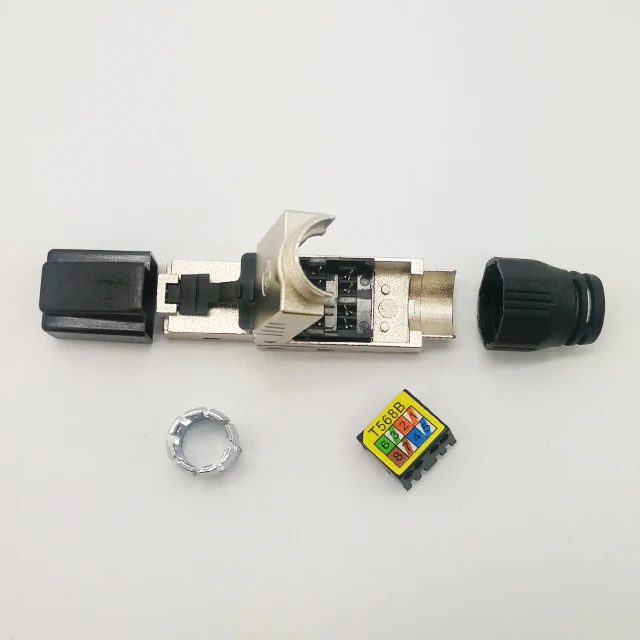 Cat.8 Field Connection Modular Plug Termination Plug Cat6a Connector ...