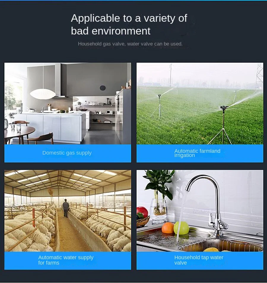 Tuya Smart Home Device WiFi Electric Valve Manipulator Remote Control ...