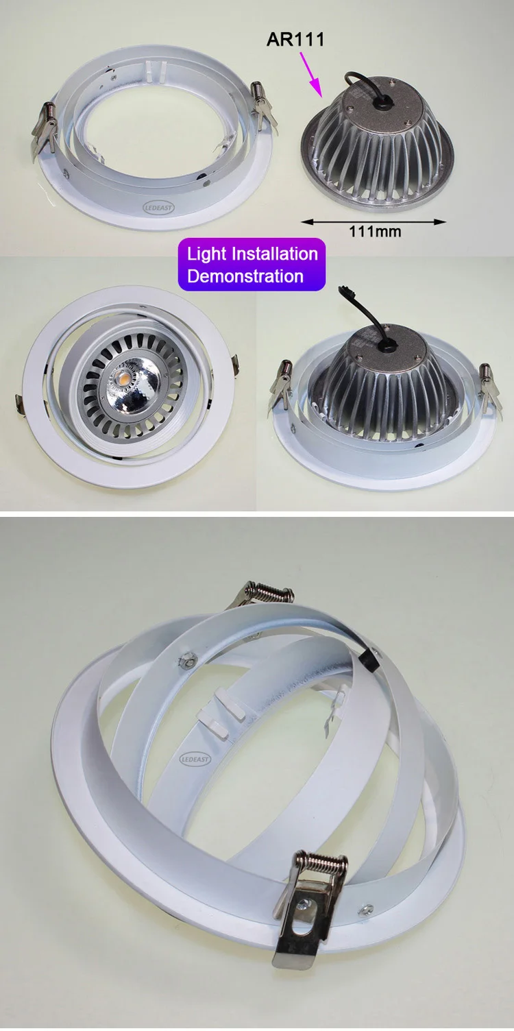 LEDEAST AR111 Lamp Holder - Durable & Efficient Lighting