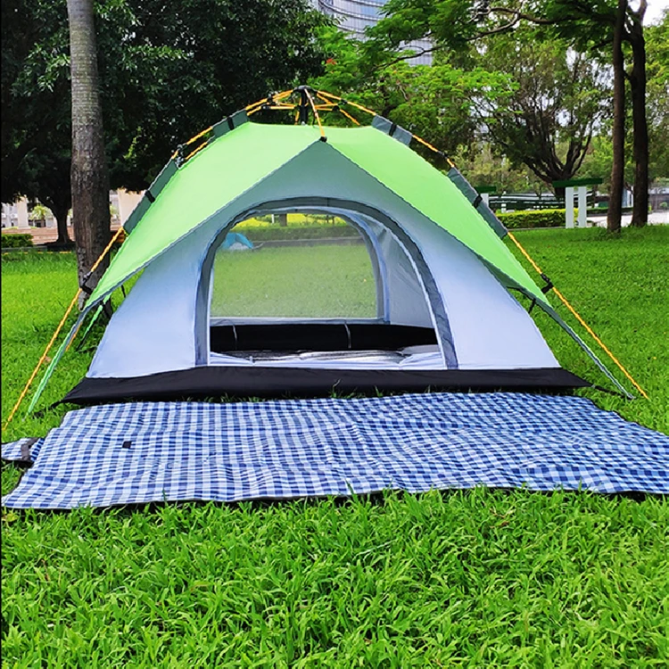 3-4 Person Family Camping Tent Waterproof Windproof Fully Automatic Pop ...