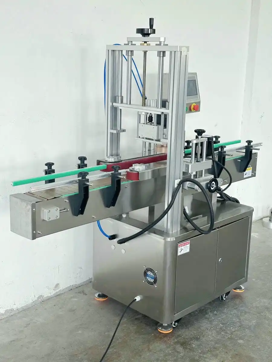 Fully Automatic Single Head Capping Machine Is Suitable for Round Bottle Caps, Such As Plastic ...