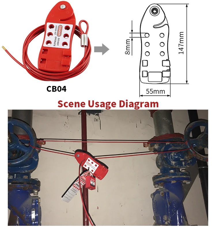 Prolockey Cable Lockout - Secure with 2m Adjustable Length