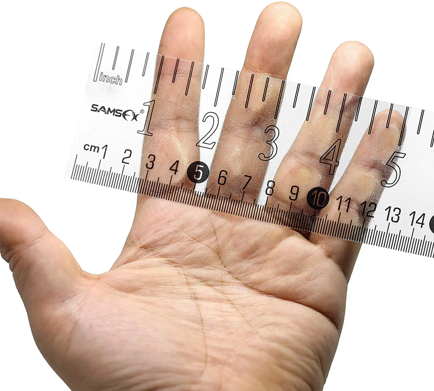 Samsfx Fishing Self Adhesive Measuring Ruler Sticker Tape Transparent ...