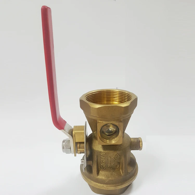 High Quality Integrated Sight Glass Firefighting Brass Valve