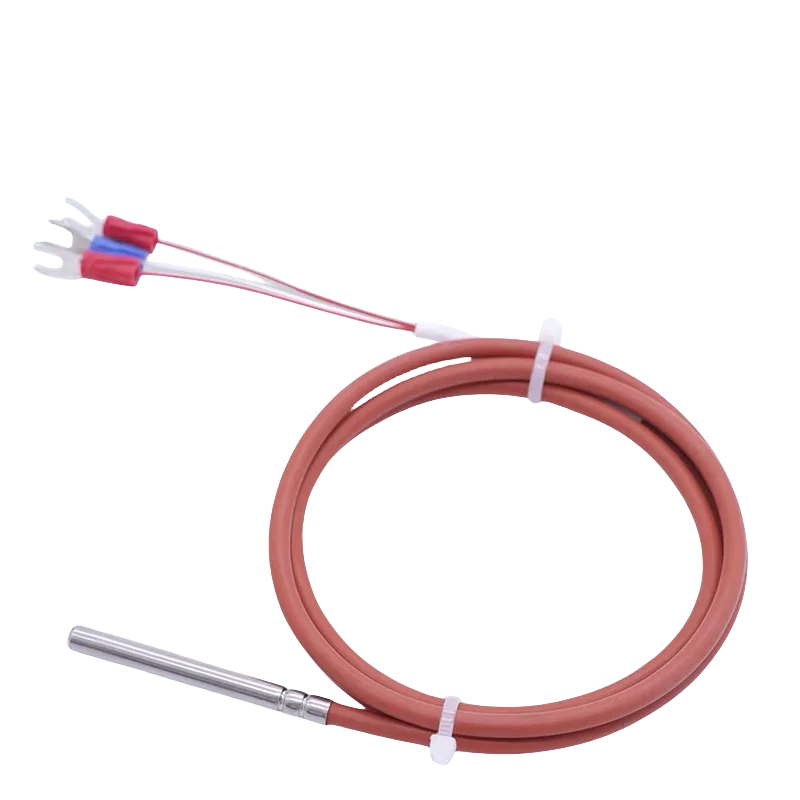High Precision Pt100 Platinum Thermal Resistance Silicone Wire ...