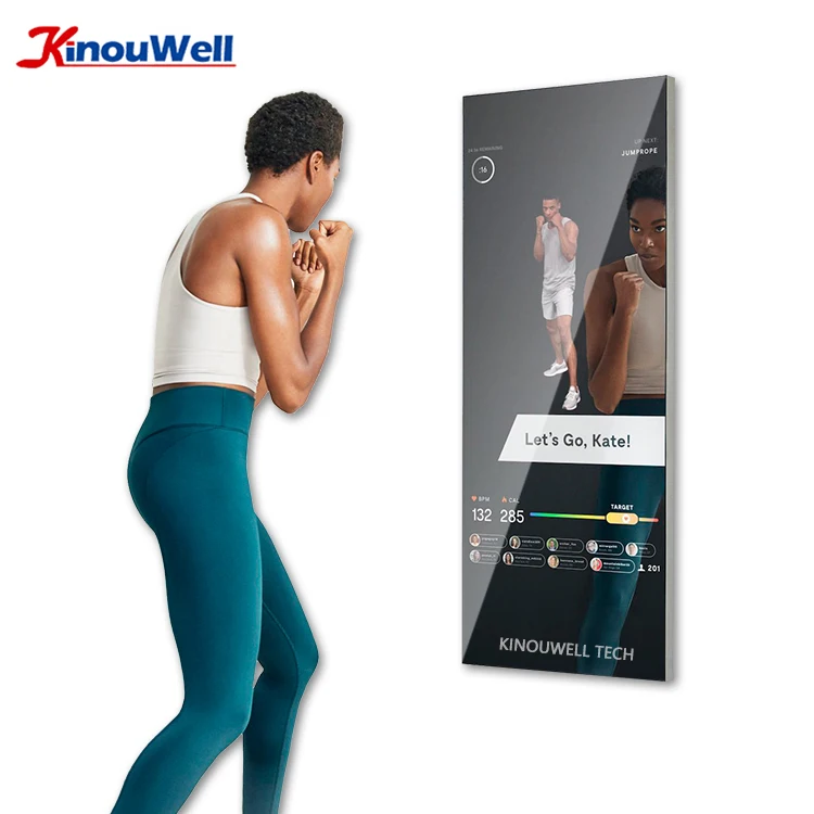 32 43 Smart Mirror Fitness Fitness Mirror Touch Screen Fitting Room