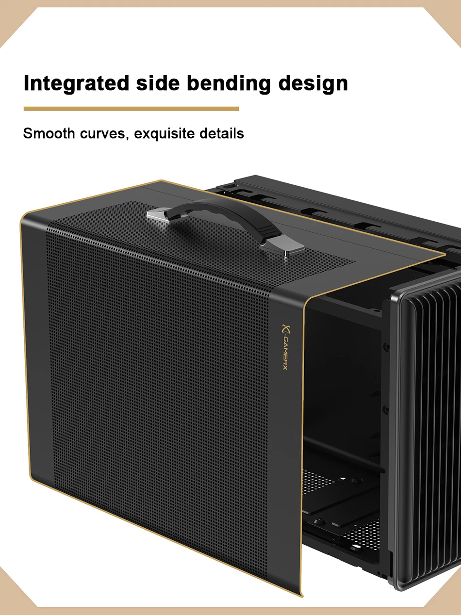 Portable Mid Tower Computer Case Power Train P40 - Supports MicroATX ...