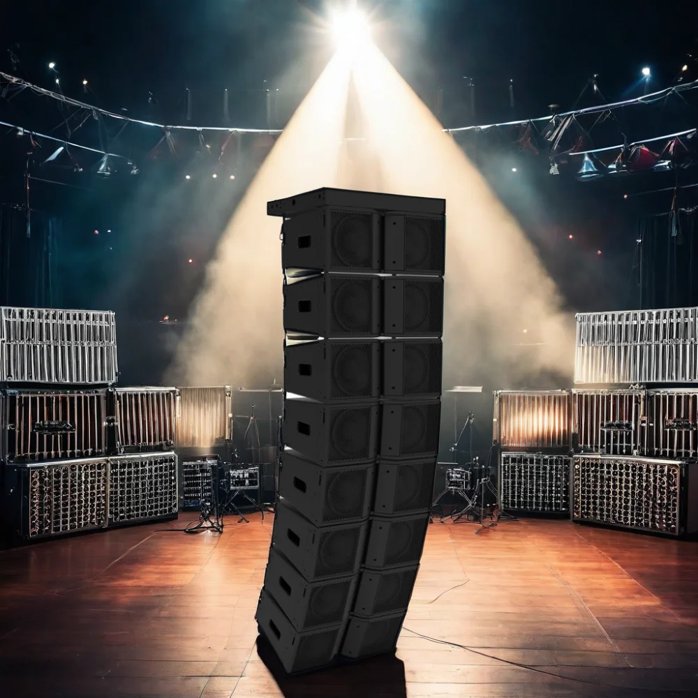Accuracy Pro Audio La210 Professional Pa System Concert Speaker Box ...
