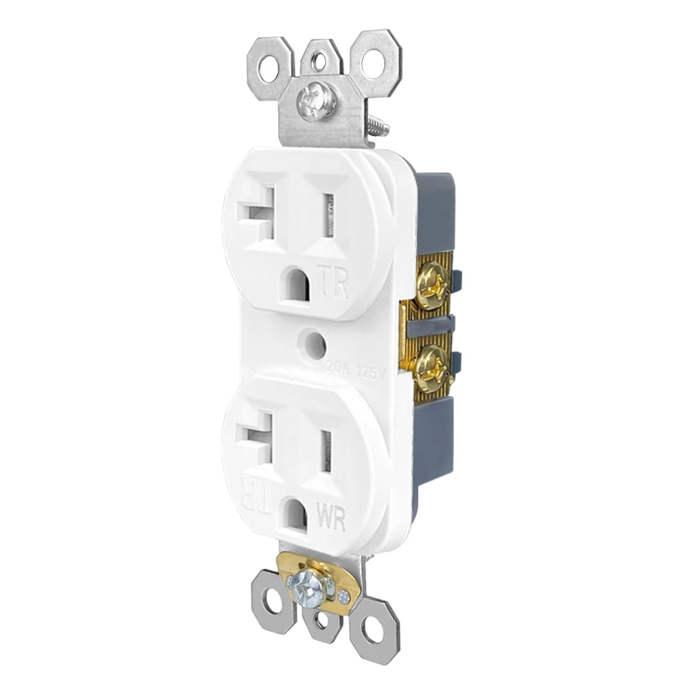 Cw20 American Standard Tr Wr 20a Duplex Receptacle Nema 5-20r ...