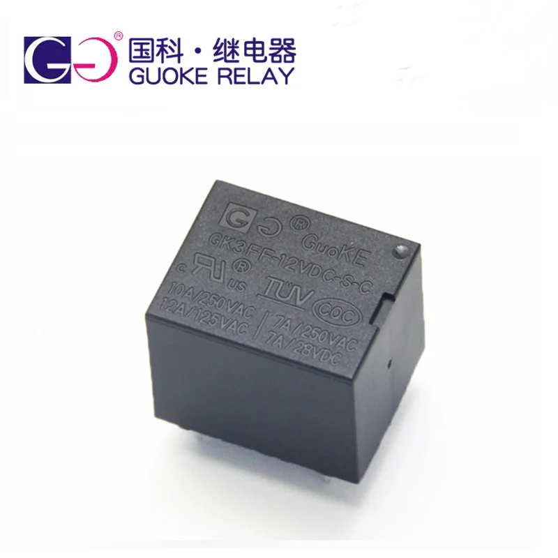Gk3ff Micro Relay Silver Alloy 1a 1b 1c Contact For 250vac/28vdc 100ma-10a Compact Design Home ...