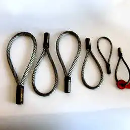 Galvanized Steel Wire Rope - Threaded Lifting Loop RD18