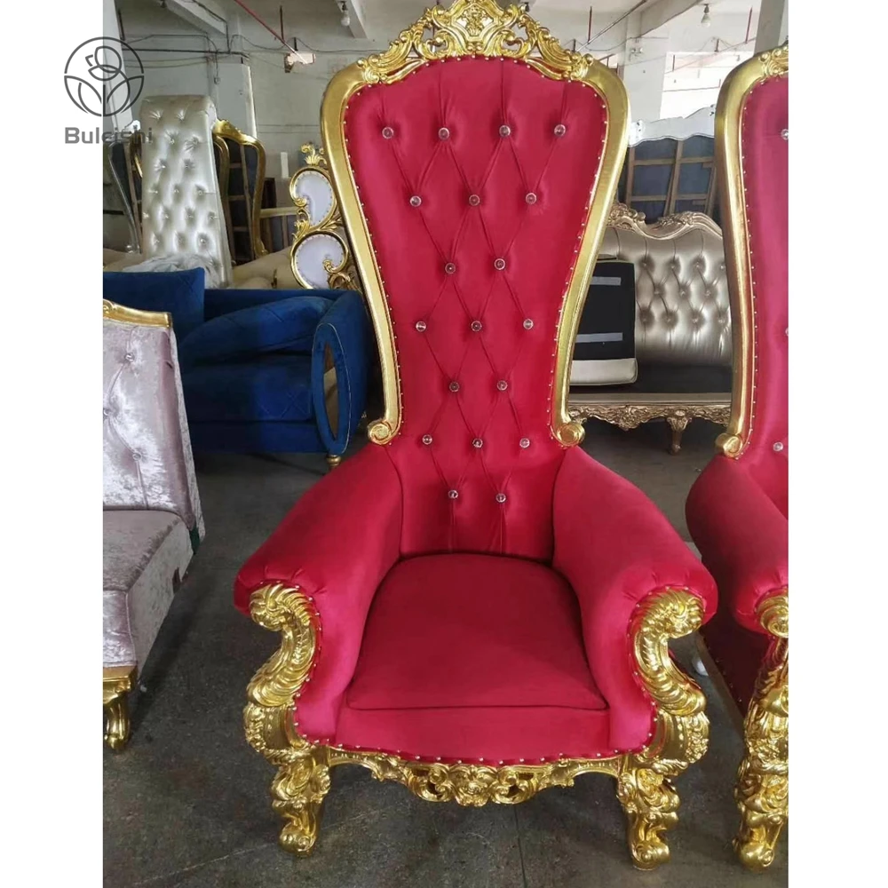 Red Queen Throne Chair Baroque Throne Chair Queen High Back In Red ...