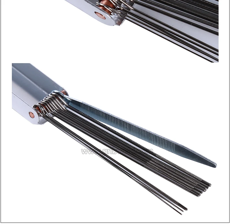 Gnbtc-10 Stainless Steel Gas Welding Tip Nozzle Cleaner File Set For ...