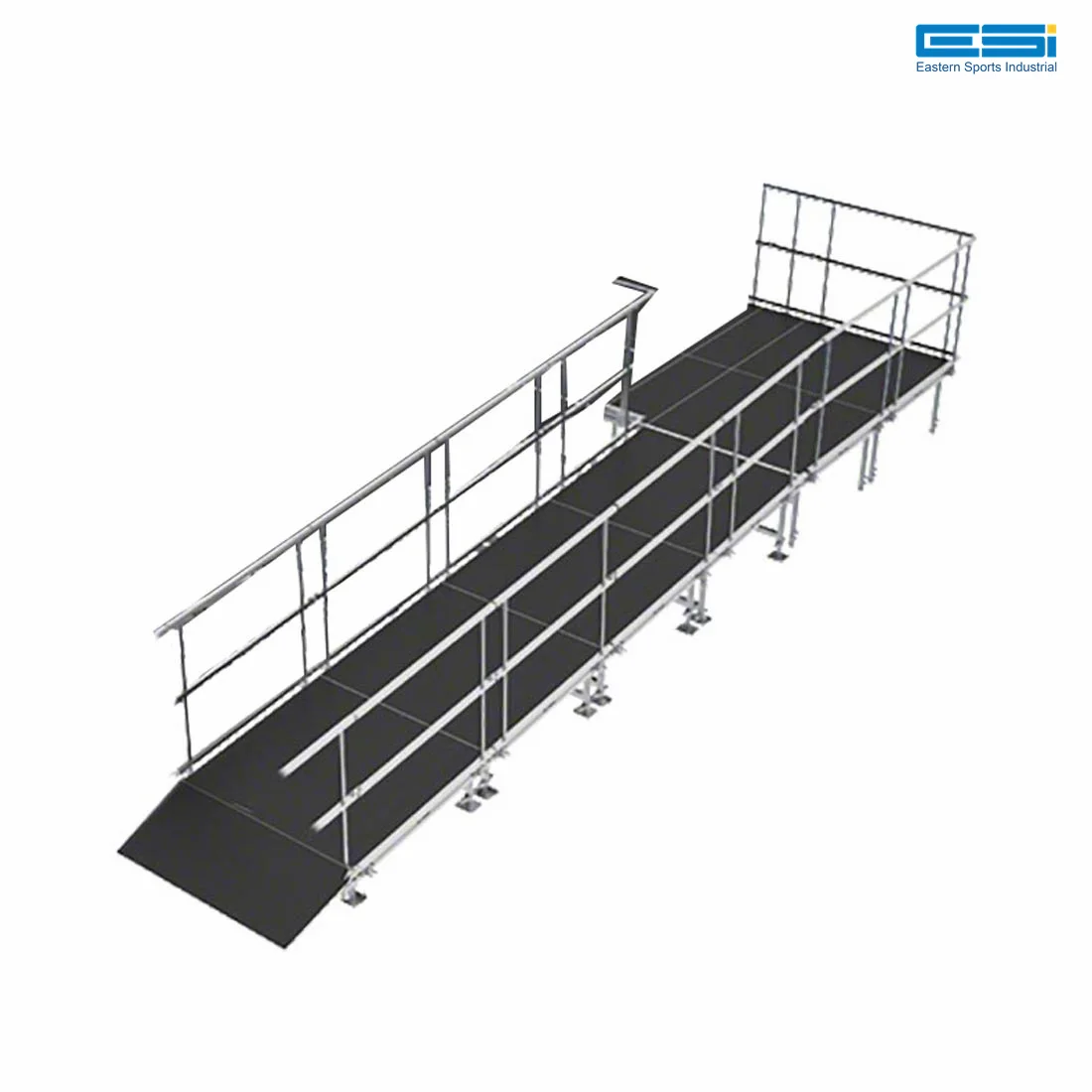 Universal Switchback ADA Wheelchair Ramp for 40inch Stages