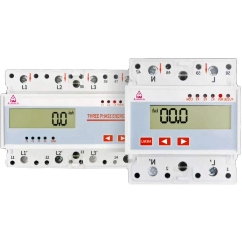 Din Rail Single Phase Energy Meter With Modbus Rs485 Digital Grm203 ...
