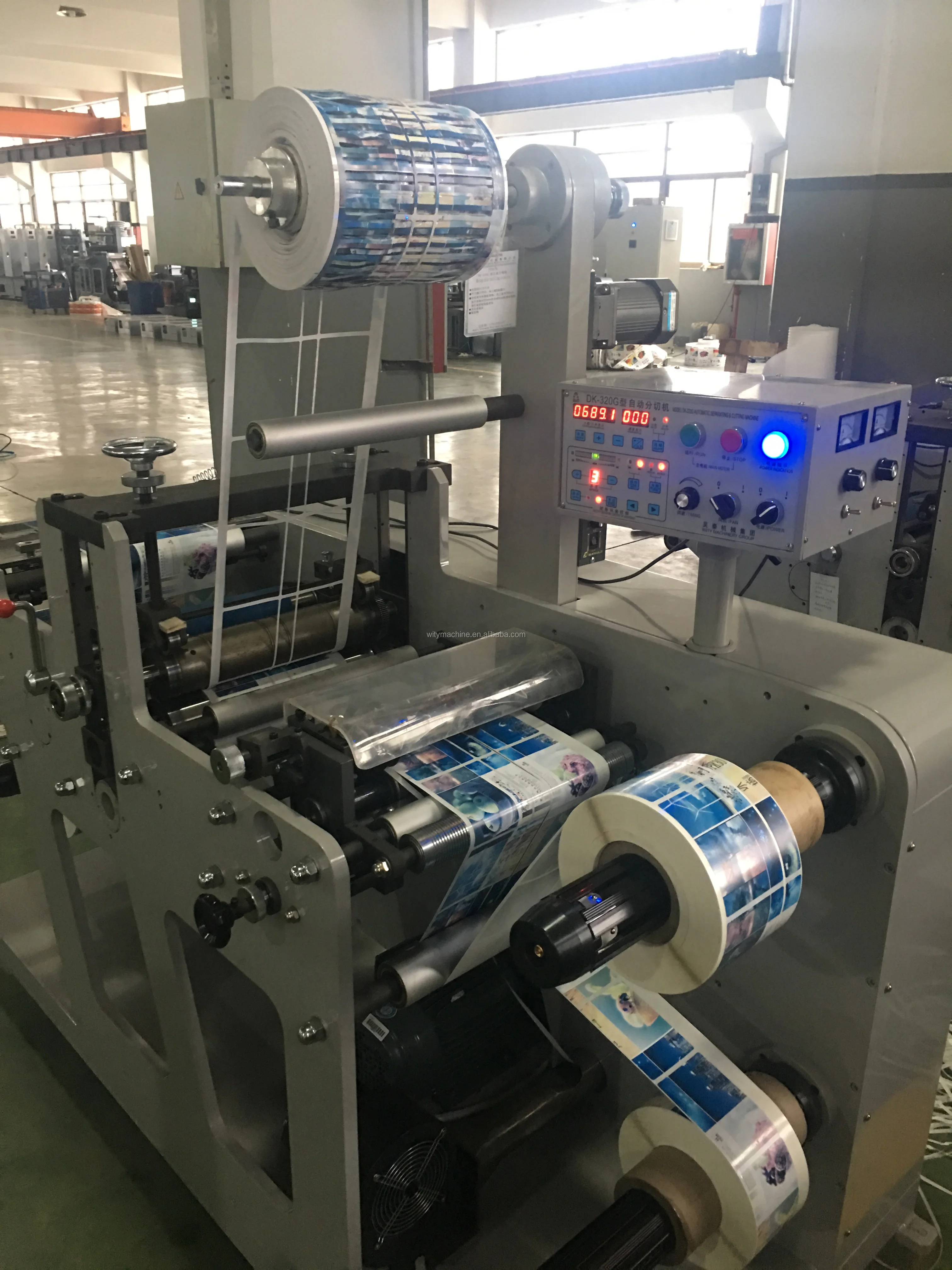 High Efficiency Slitting Machine With Rotary Die-cut Station For ...