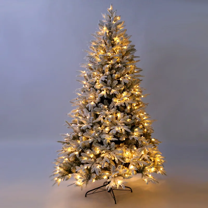 8ft Pre-lit Christmas Tree Pre-lit Folding Christmas Tree Slim ...