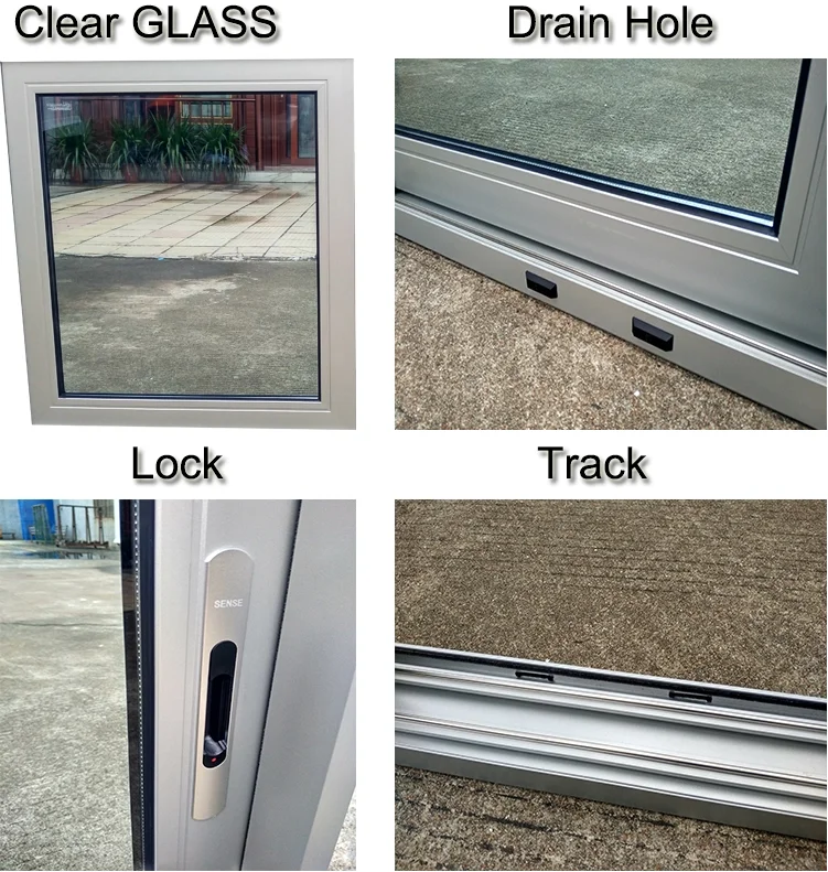 Aluminium Unbreakable Windows - CE Standard & Adjustable