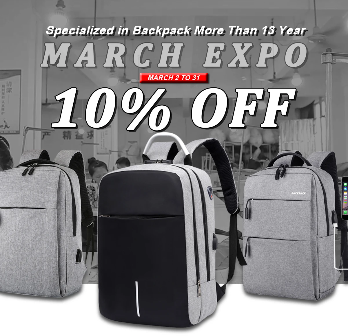 Fuzhou Enxin International Business Co., Ltd. - Backpack, Laptop Bag