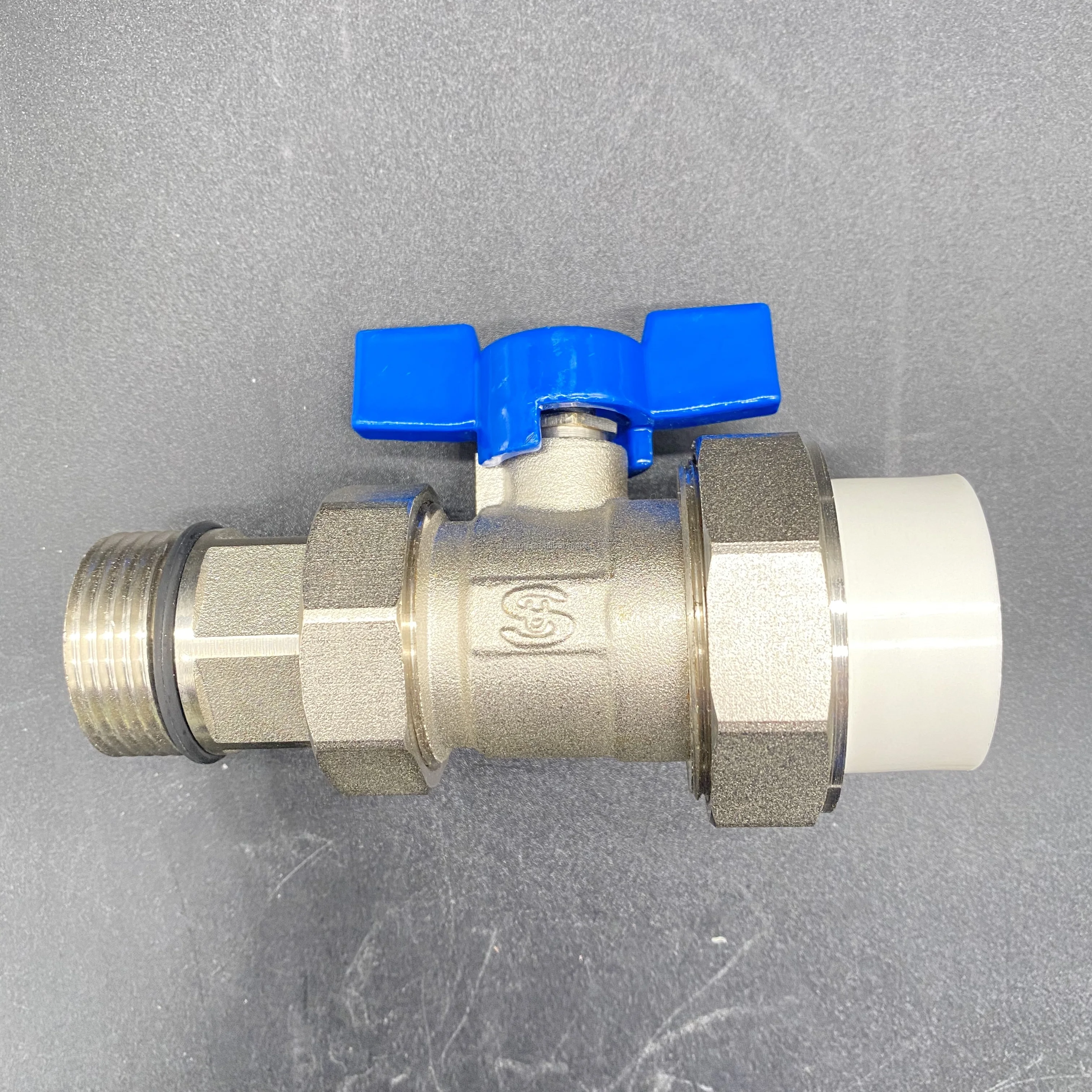 Su-q337 Q16f-16t Pp-r Flexible Brass Ball Valve (quality) With Butterfly Handle - Buy Brass Ball ...