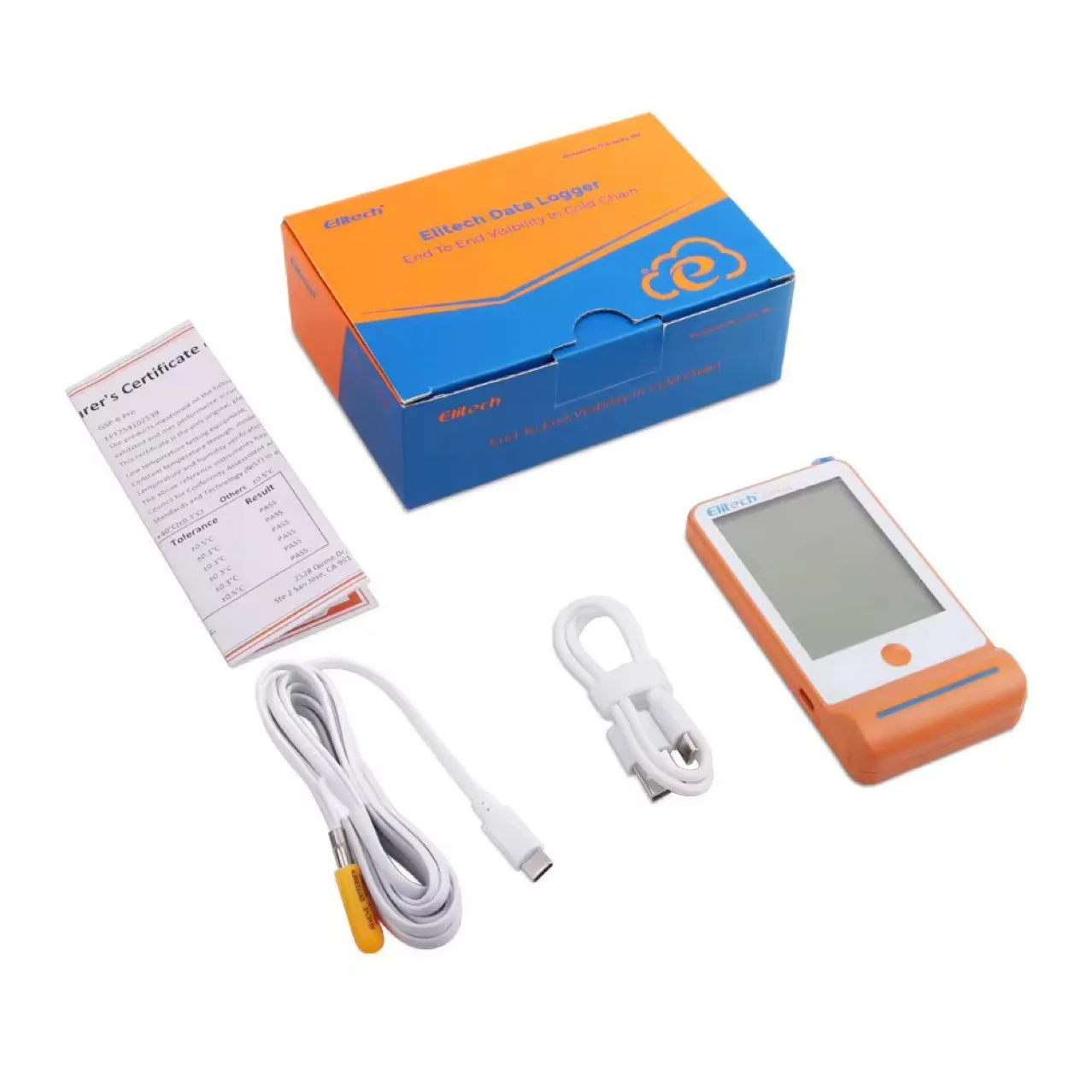 GSP-6Pro Large Screen Temperature Data Logger Humidity Recorder ...