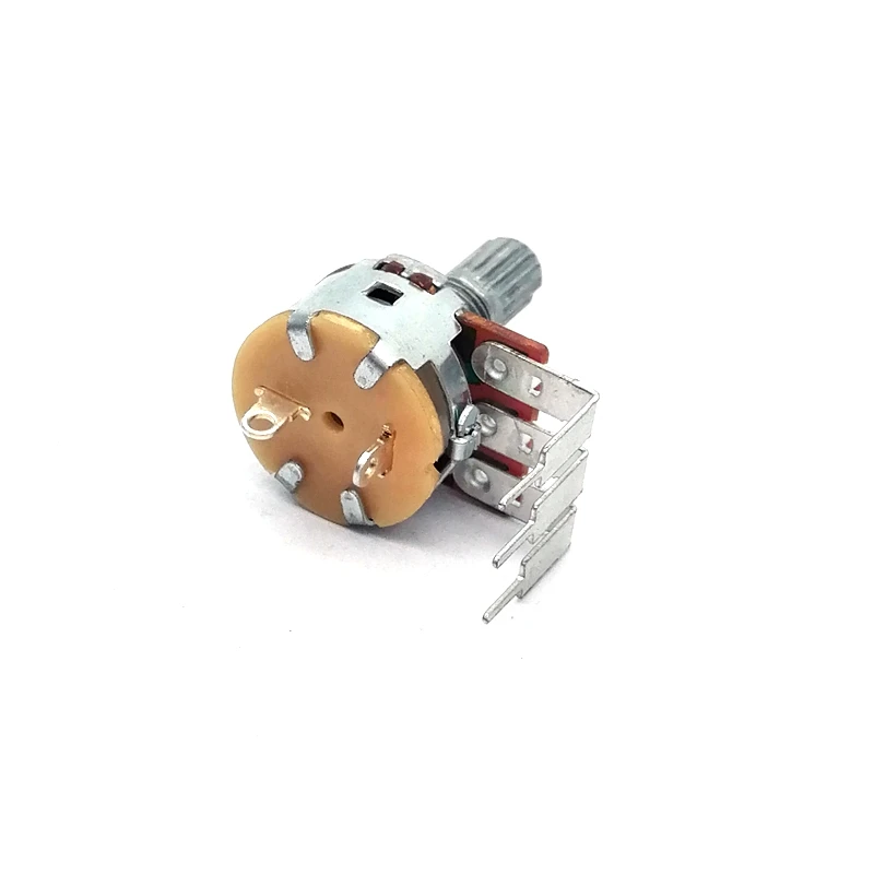 R1610s 16mm Rotary Potentiometer With Metal Shaft Used For Light Or ...