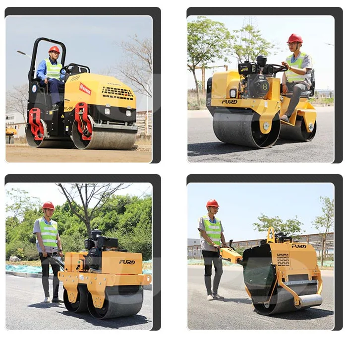 Rueda Lisa vibración Mini rodillo compactador de camino| Alibaba.com