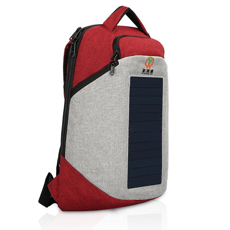 New Style Black Solar Panel Charging Hiking Camping Backpack Solar ...