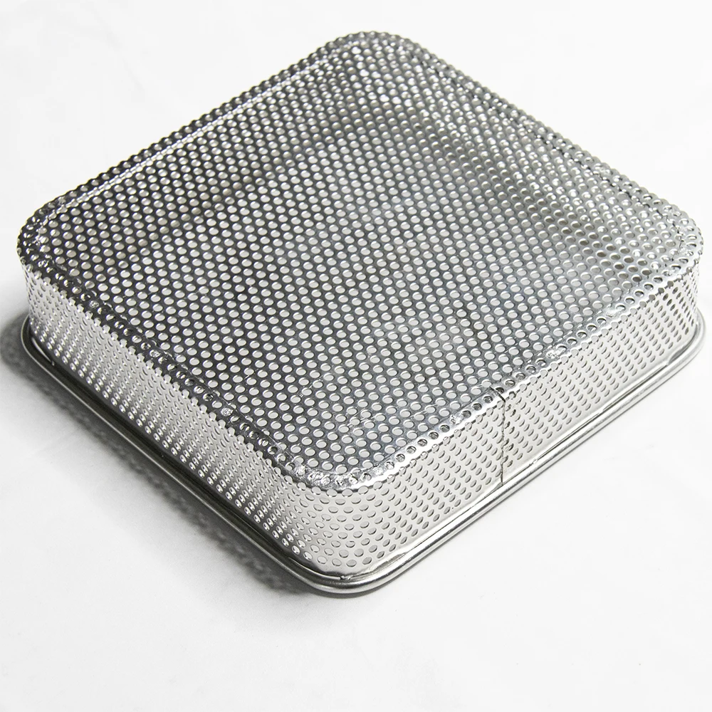 304 316L Food Grade Stainless Steel Perforated Mesh Tray