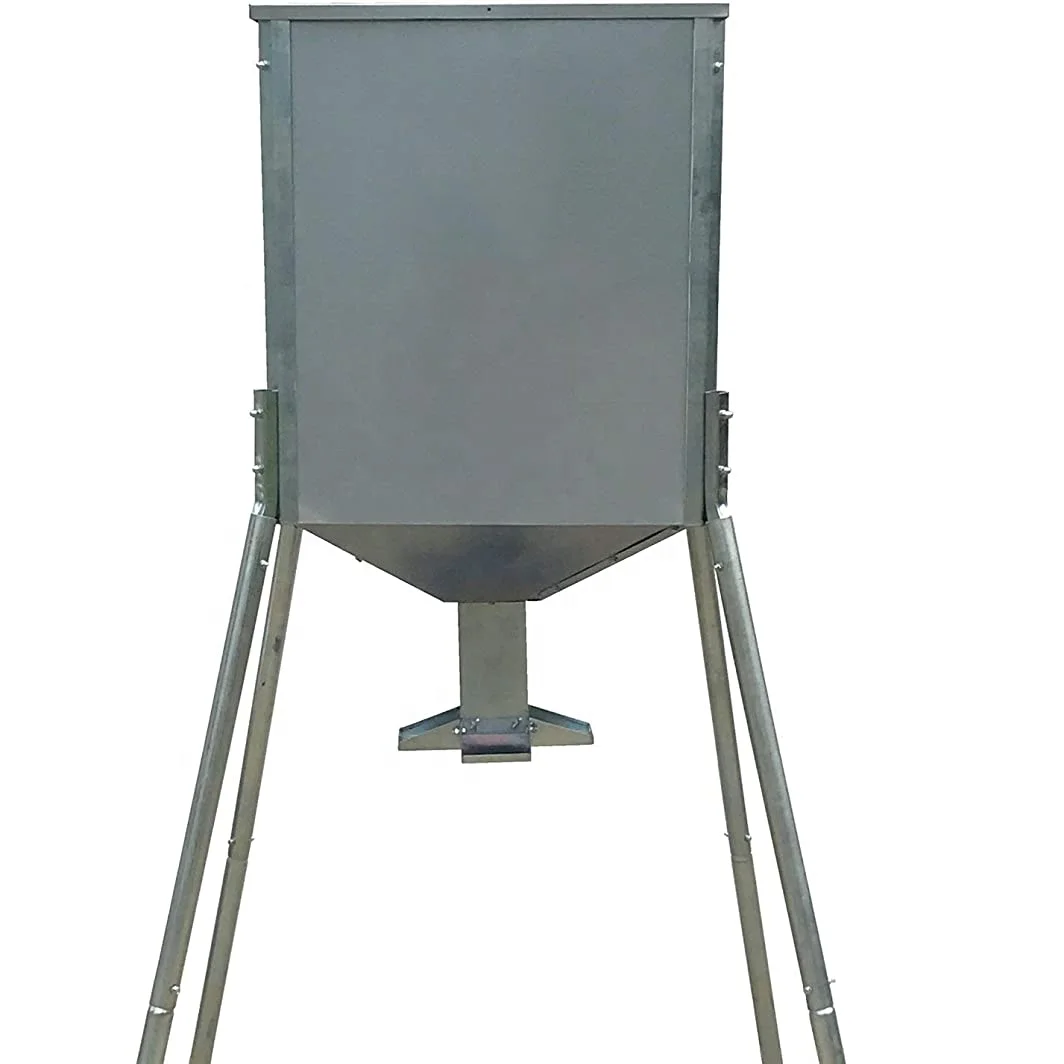 225 Lbs 450 Lbs Steel Gravity Quick Connection Varmint Cage Game Feeder ...