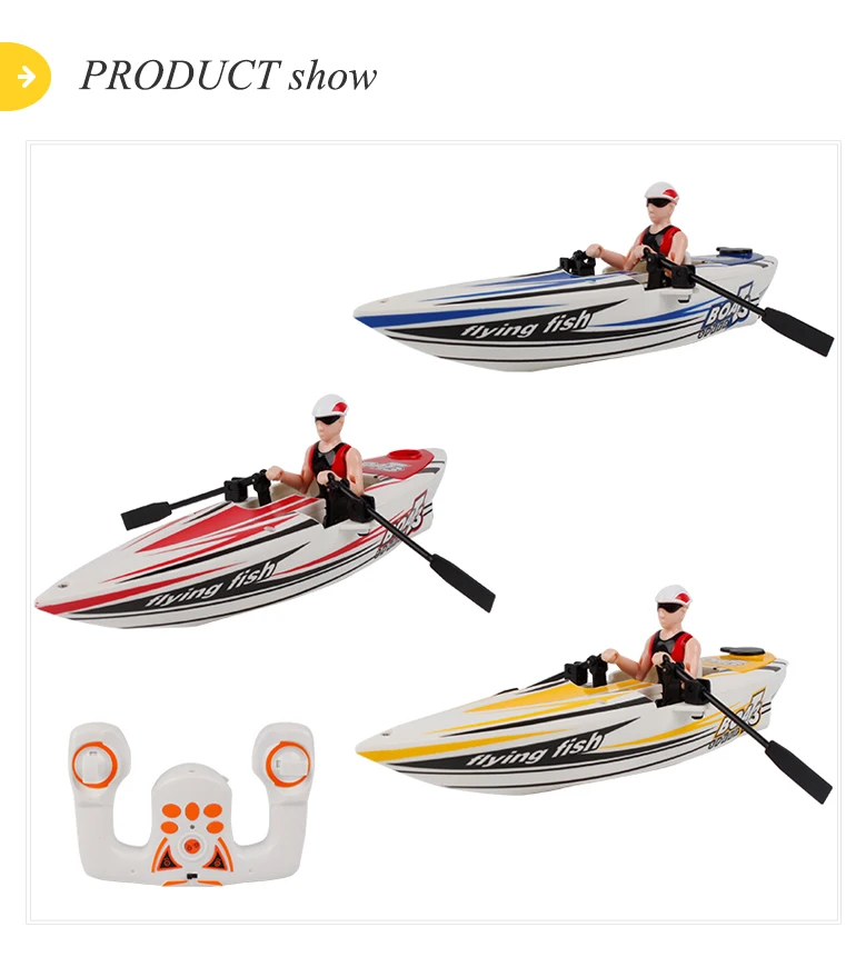 RC Rowing 3 Channel Kids Play Toy Remote Control Ship Boat