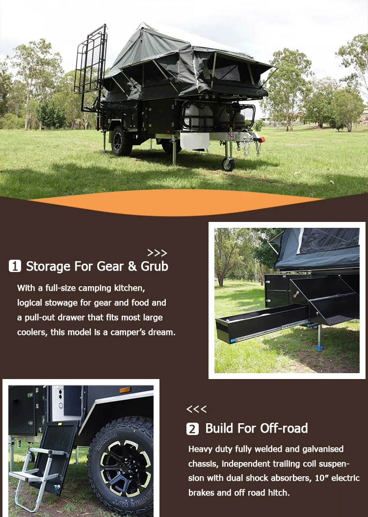 Luxury off Road Top Folding Camper - Perfect for Outdoor Camping