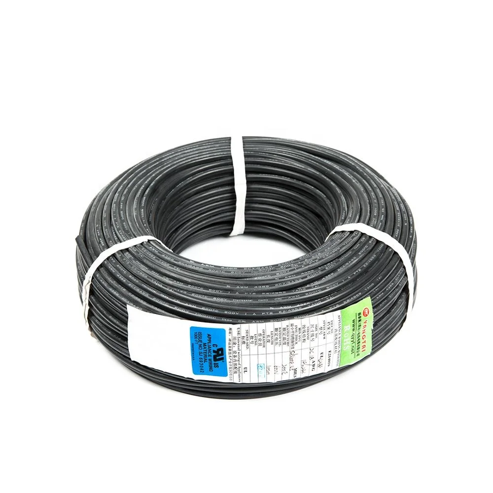 UL4389 Silicone Rubber Jacket FEP Insulation Bare Copper Wire