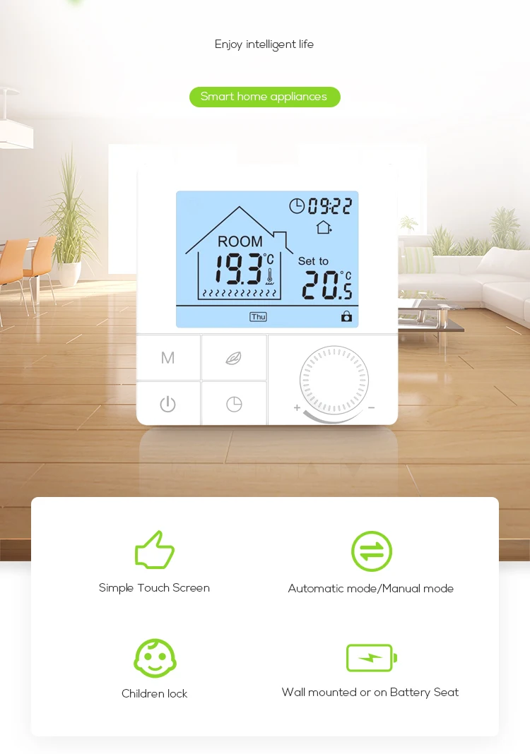 M4-2 Opentherm Thermostat for Floor Heating Systems