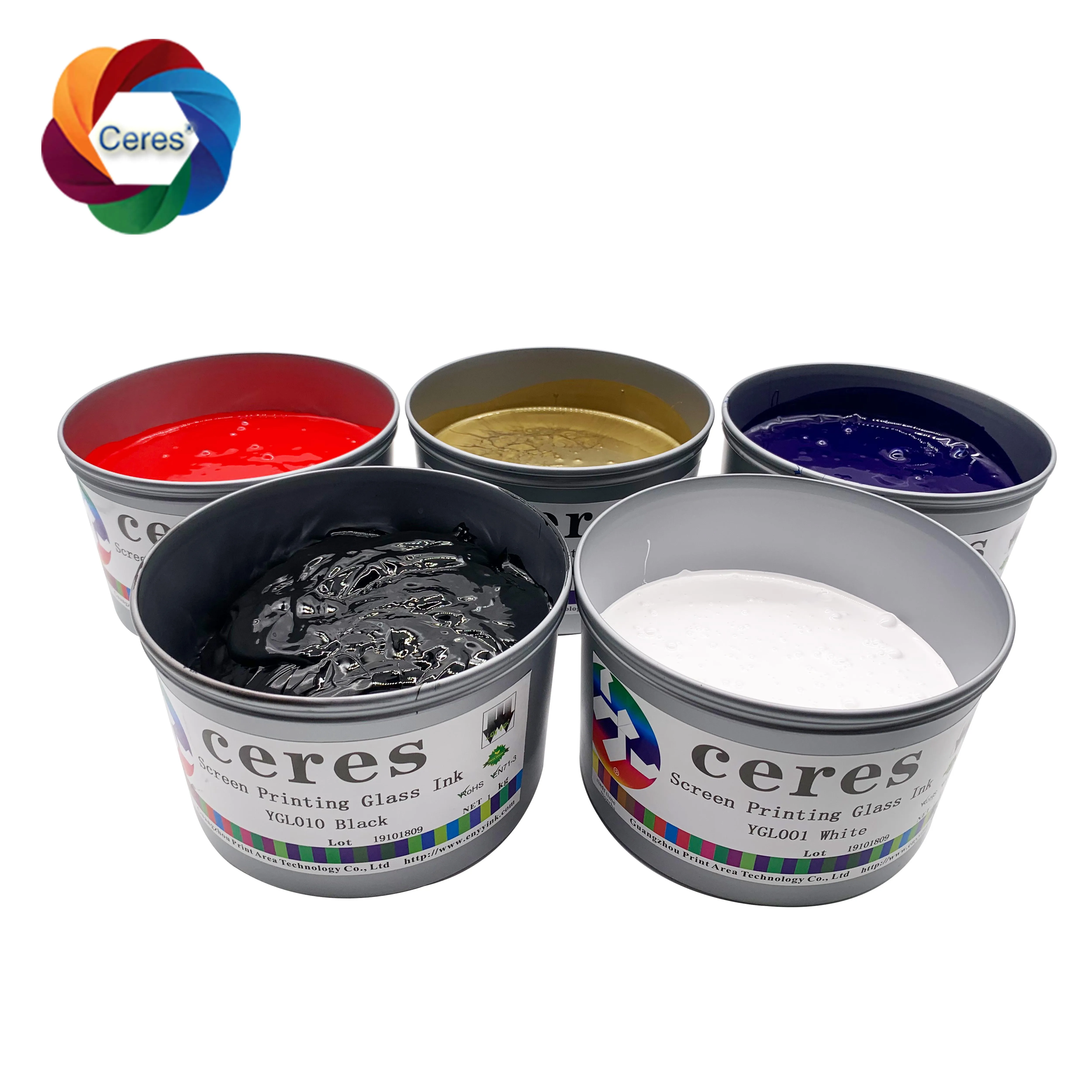 2020 Ceres Alcohol Resistance,Good Adhesion Glass Ink Gold Color - Buy ...