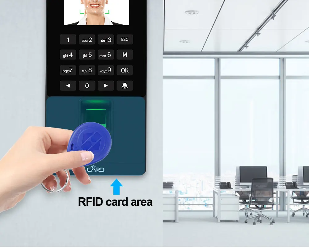 Standalone Fingerprint Face Recognition Rfid Access Control Time ...