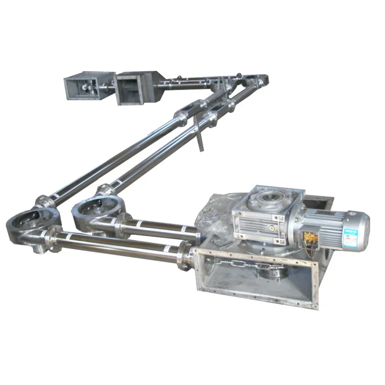 Tube Chain Disc Conveyor For Table Salt Msg And Anhydrous Citric Acid ...
